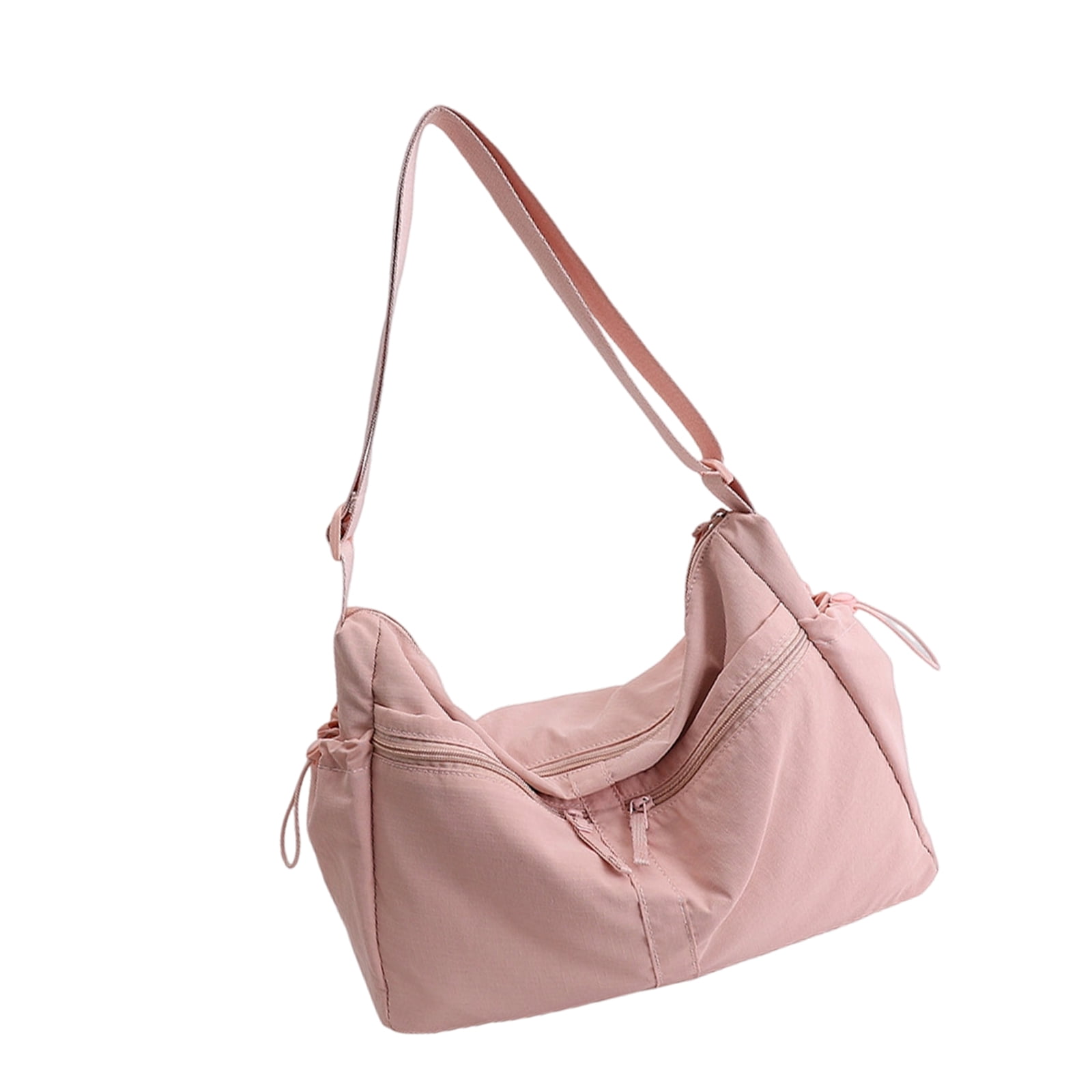 Contemporary Nylon Shoulder Bag Spacious Interior Wear Resistant Nylon ...
