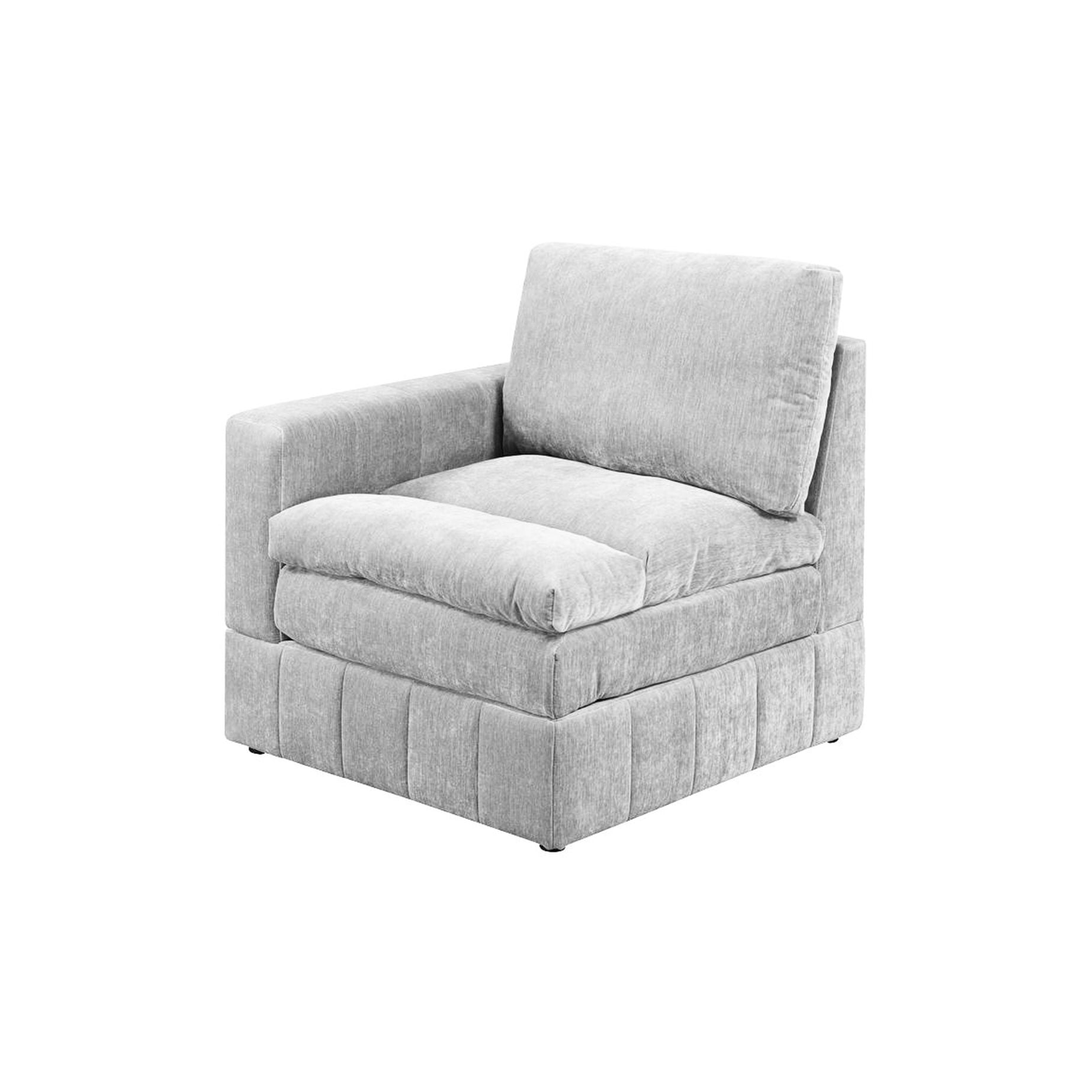 Contemporary One Arm Chair+Plush Seat”-“Living Room Relaxing ...
