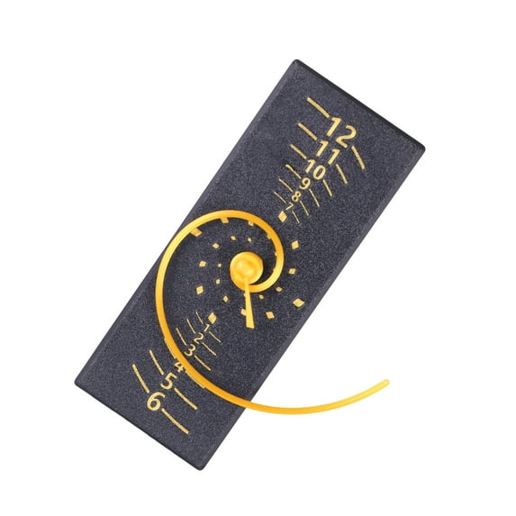 Contemporary Quiet Fibonaccis Clock with Spirals Pointers Design ...