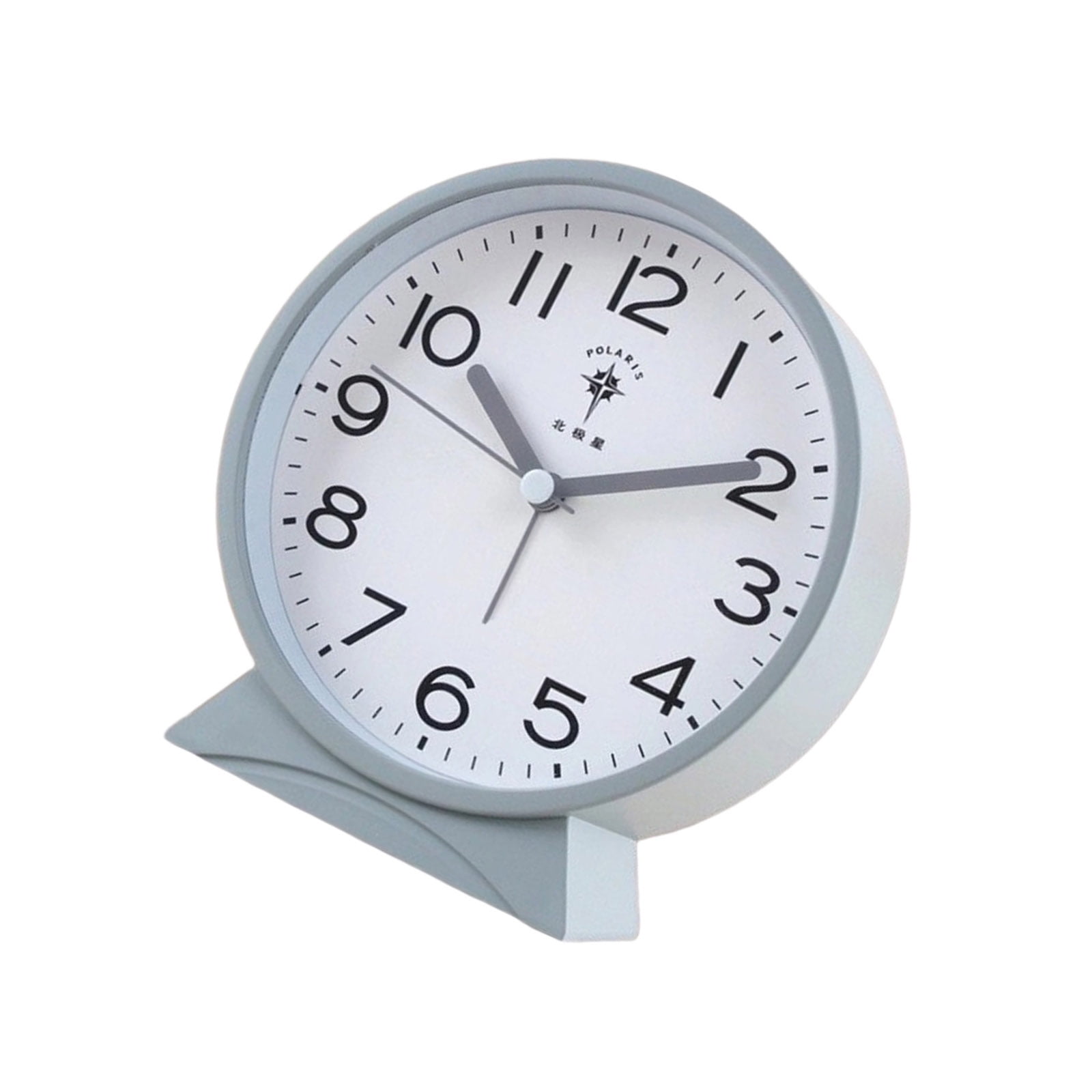 Contemporary Quiet Mechanism Round Analog Desk Clock Operated for ...