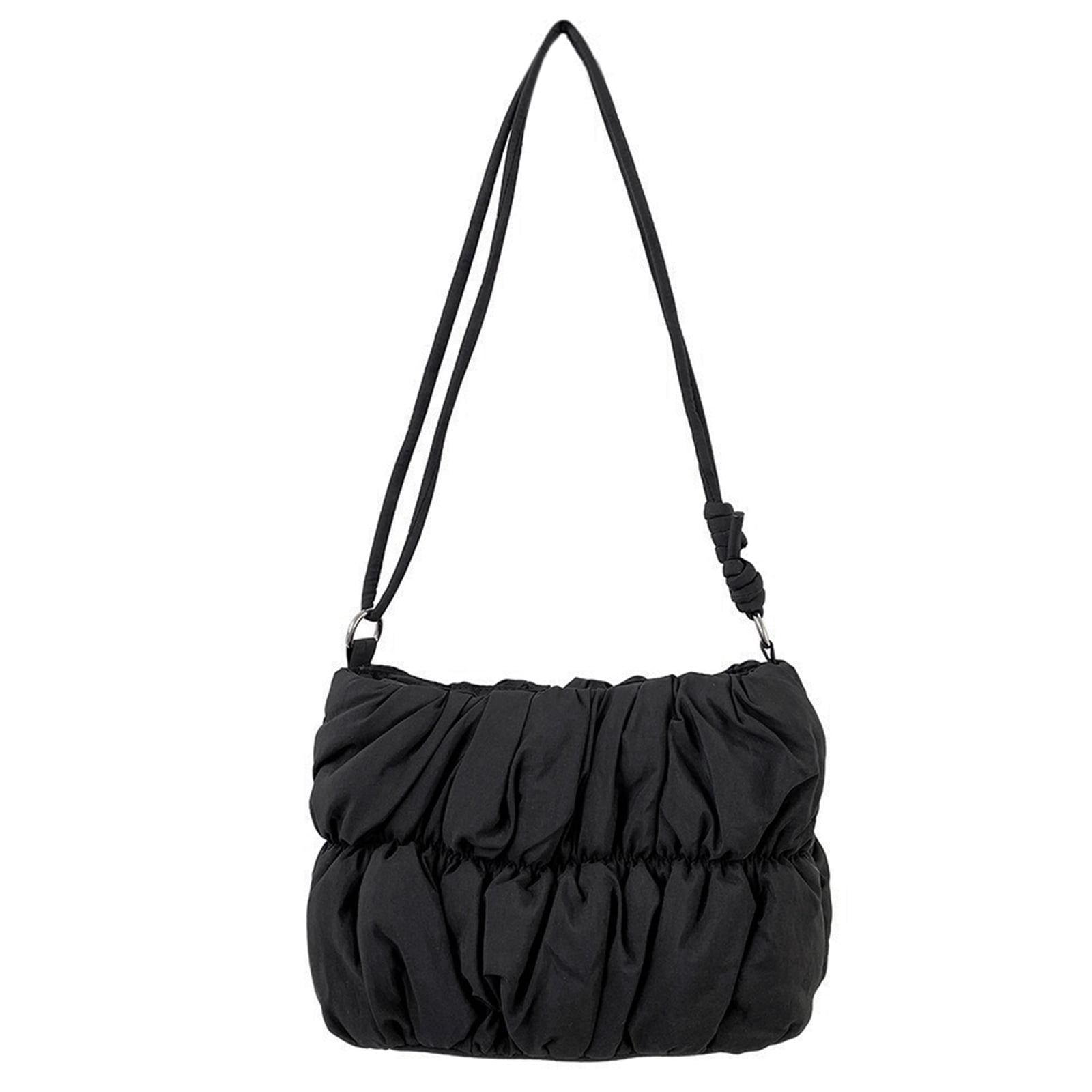 Contemporary Quilted Nylon Shoulder Bag For Women Lightweight And Soft ...