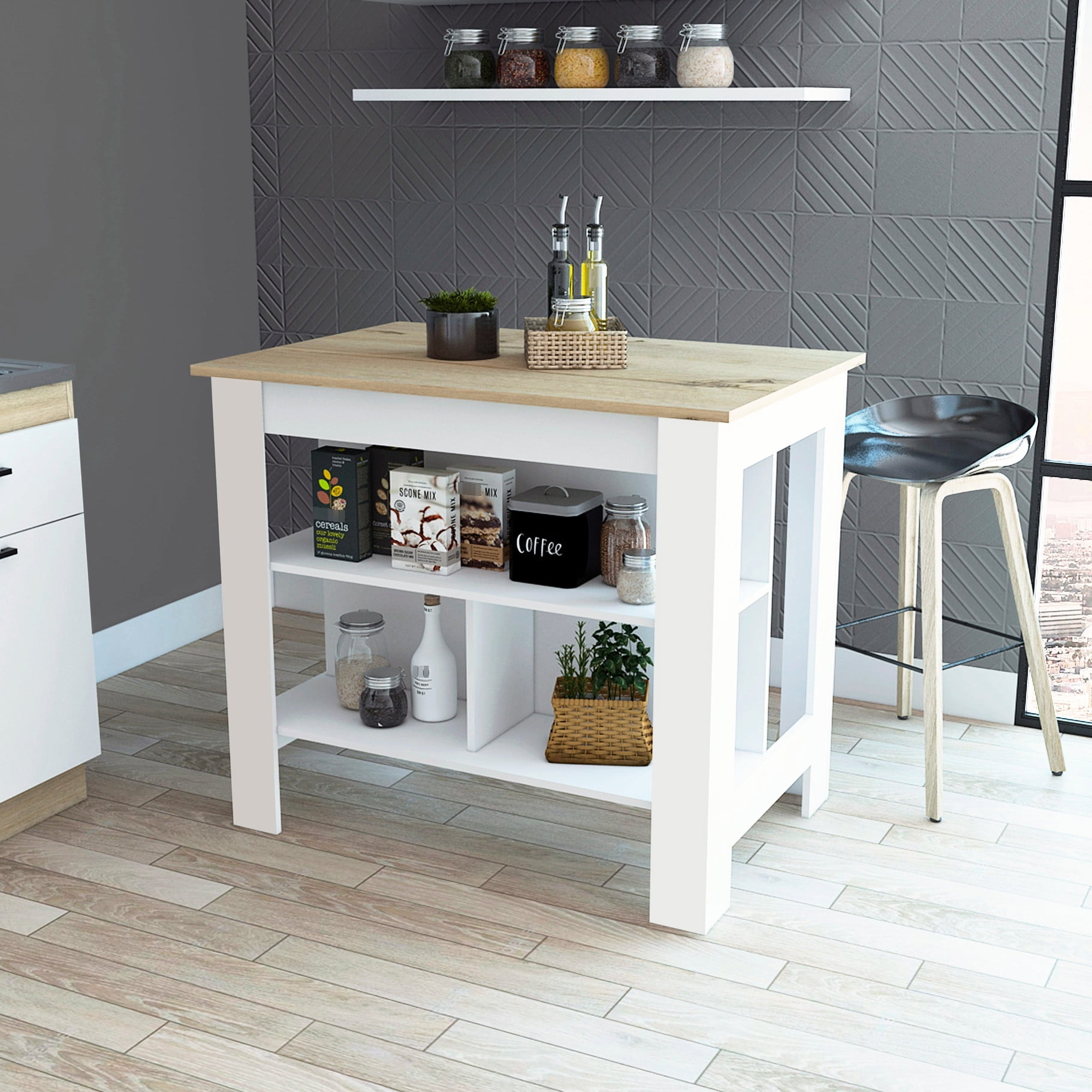 Rectangular Kitchen Bar | Multicolor Appearance | Ideal for Family ...