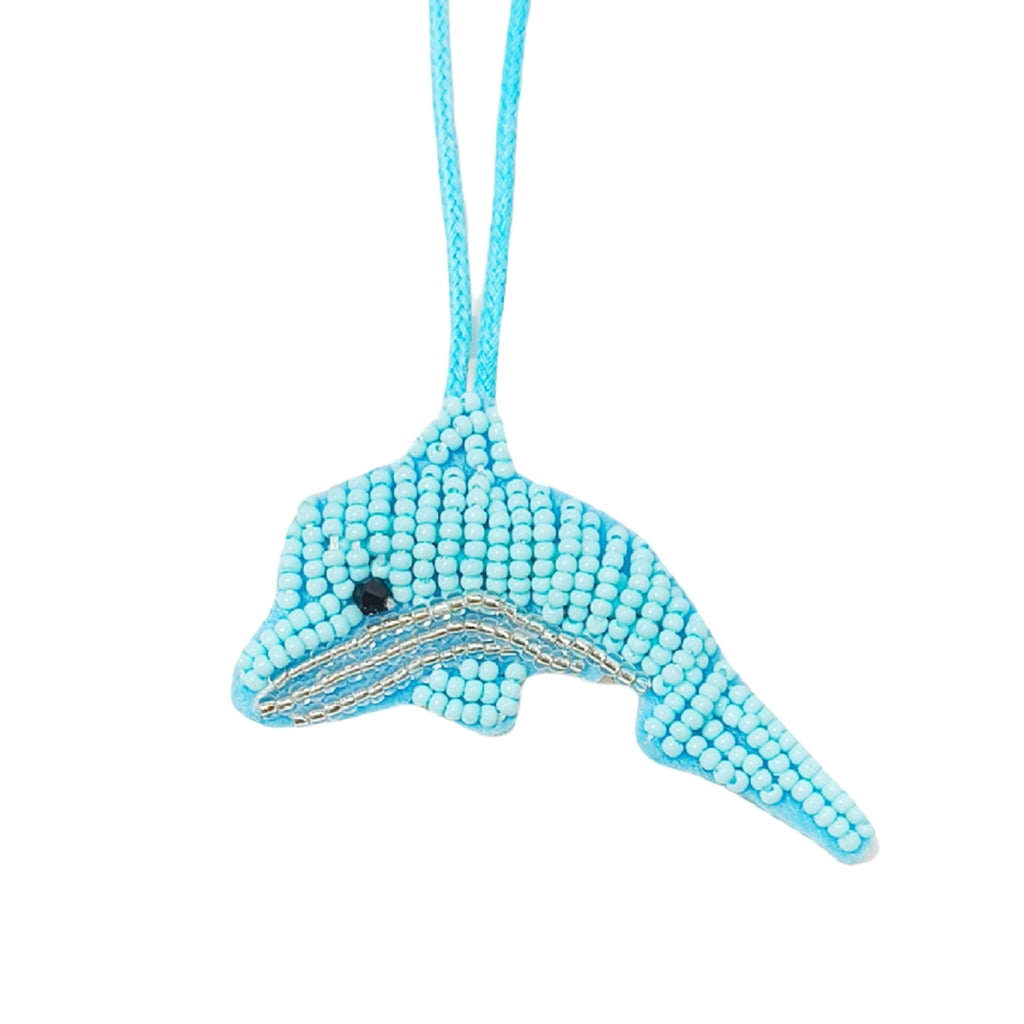 Contemporary Sea Creature Pendant Accessory Practical Beaded Craft Bag ...