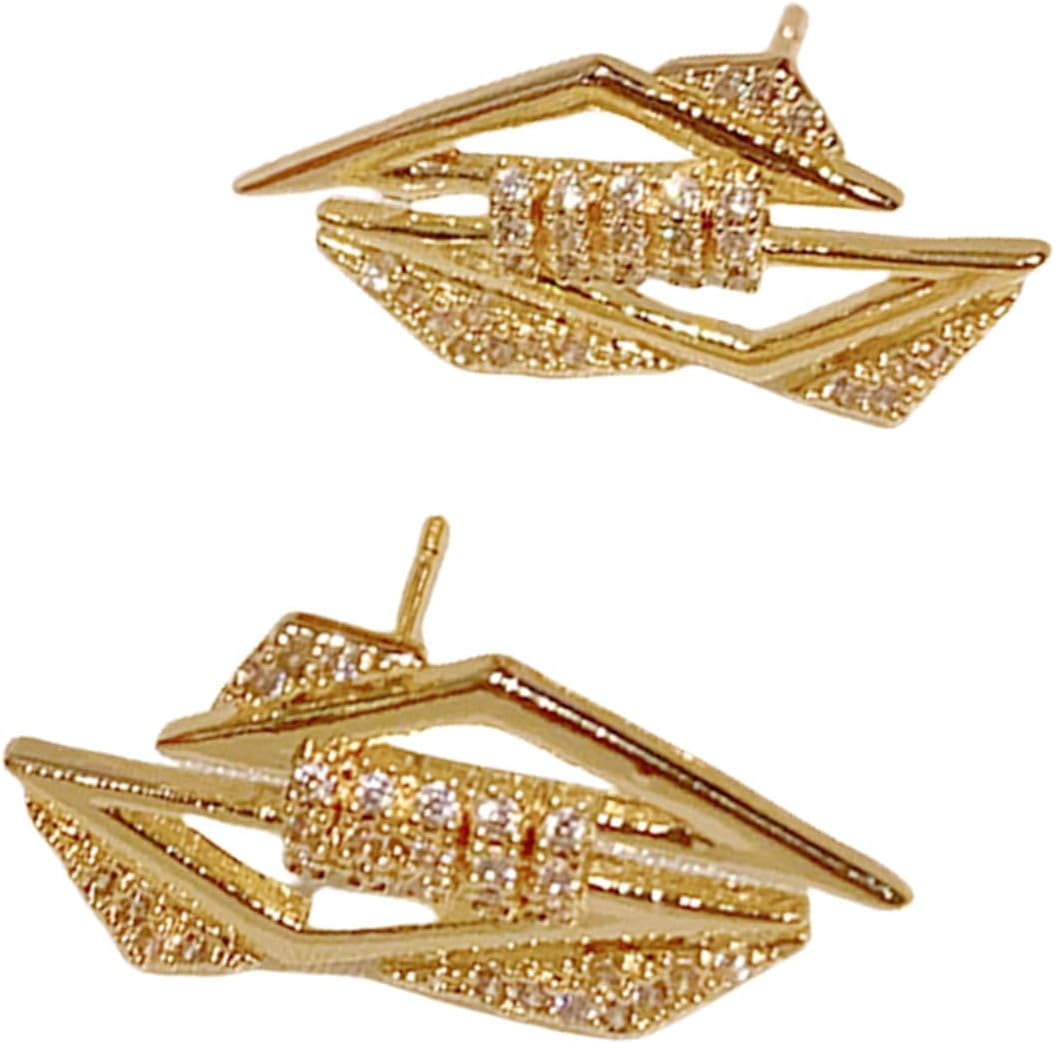 Contemporary Shaped Polished Copper Earrings Comfort Fit Unique ...