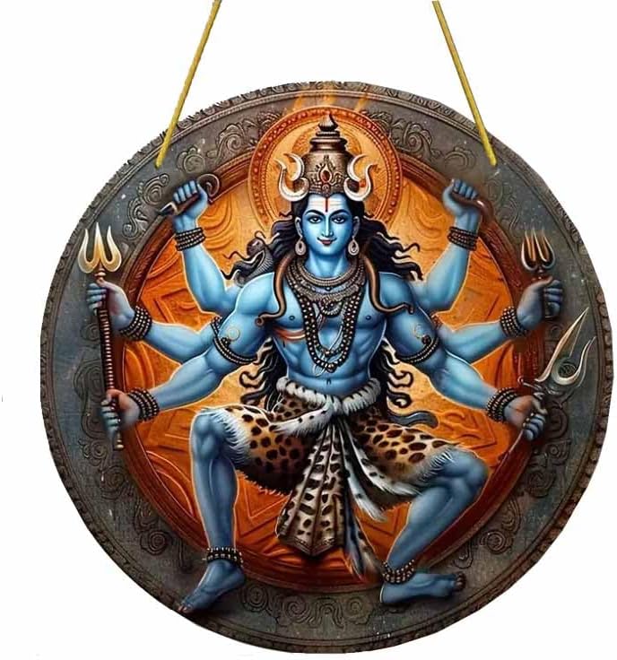 Contemporary Shiva Metal Tin Sign are Poster Wall Decor New 8"x8 ...