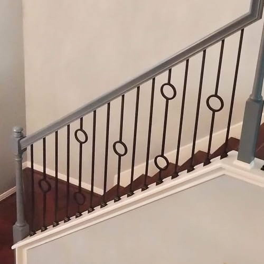 Contemporary Single Ring Stair Iron Balusters (Contractor Pack of 10 ...