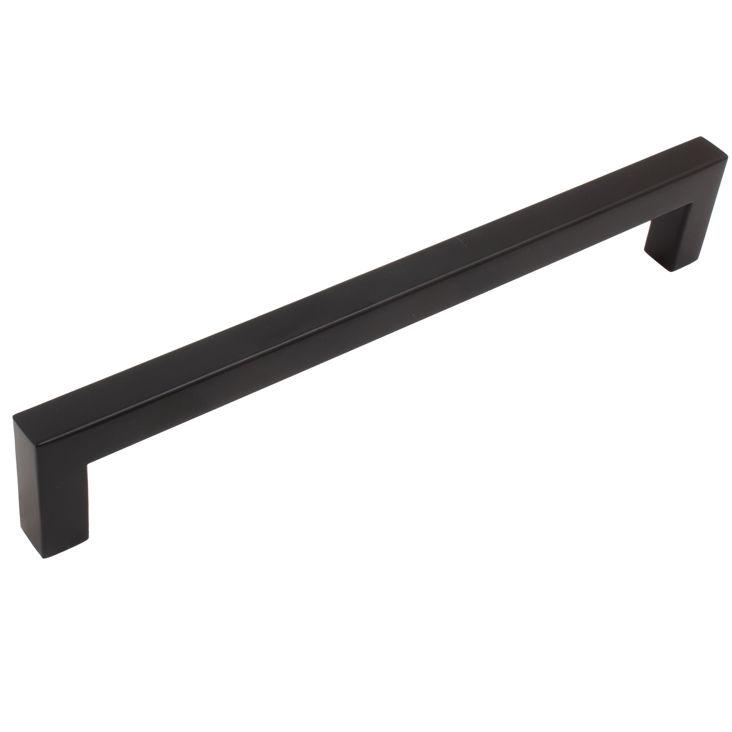 Contemporary Square Cabinet Pull, 160 Millimeters, Stanless Steel Base ...