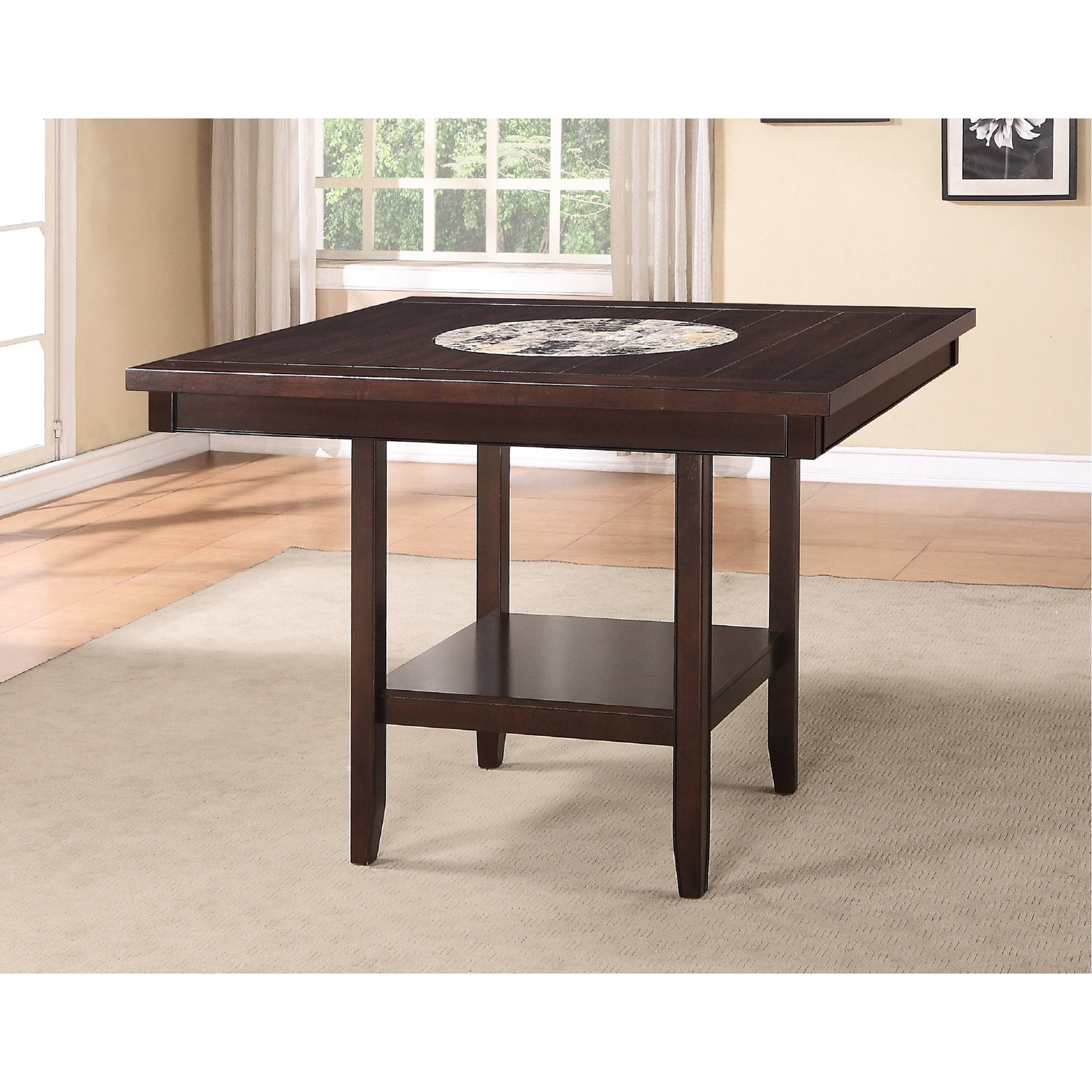 Contemporary Square Dining Furniture | 20 - Inch Lazy Susan for Home ...