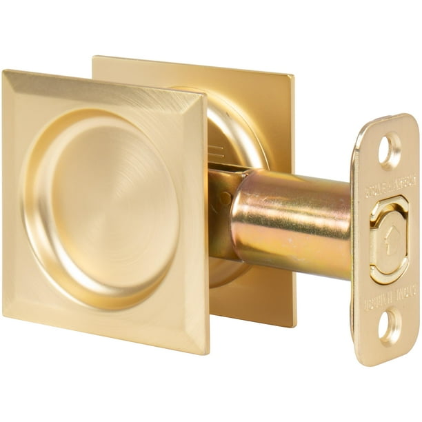 Stone Harbor Hardware Contemporary Square Pocket Door Lock, Passage ...