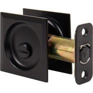 Tall Square Pocket Door Lock, Passage (Hall/Closet) Latch, Satin Nickel ...