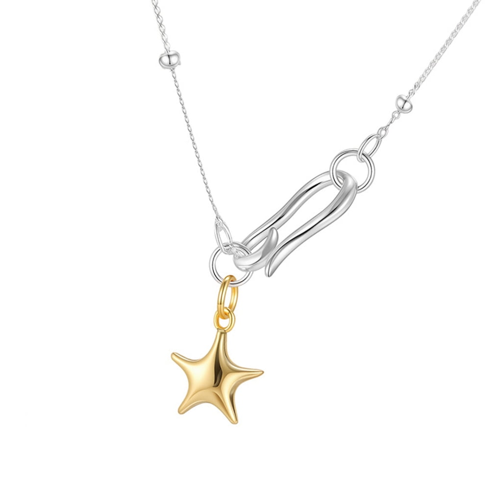 Contemporary Star Necklace Lightweight Alloy Clavicle Chain Feminine ...