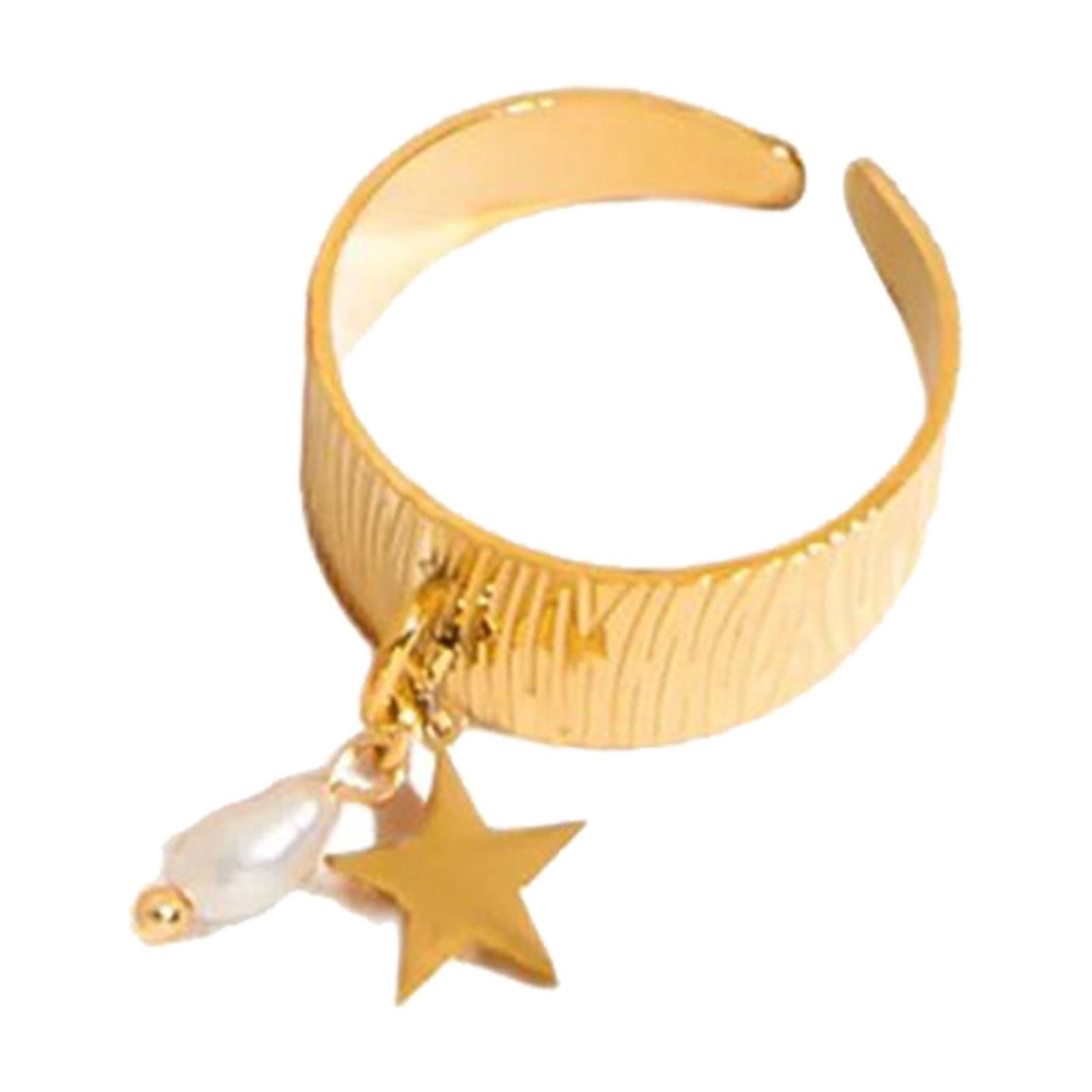 Contemporary Sturdy Stainless Steel Pendant Double Layer Opening Rings ...