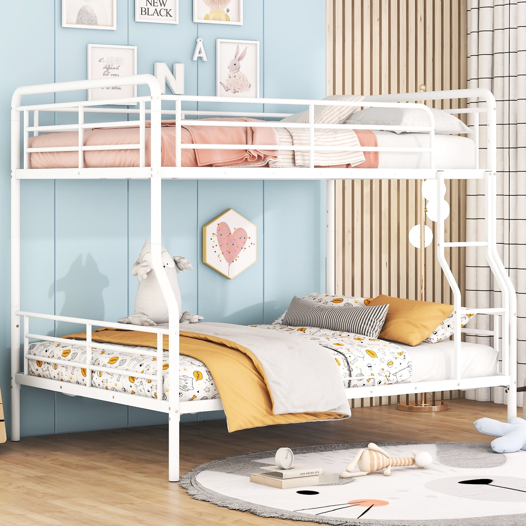 Contemporary Style Bunk Bed | Sturdy Structure | Durable Use, Sleep ...