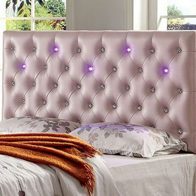 Aldebaran Contemporary Style Pink Headboard - Walmart.com