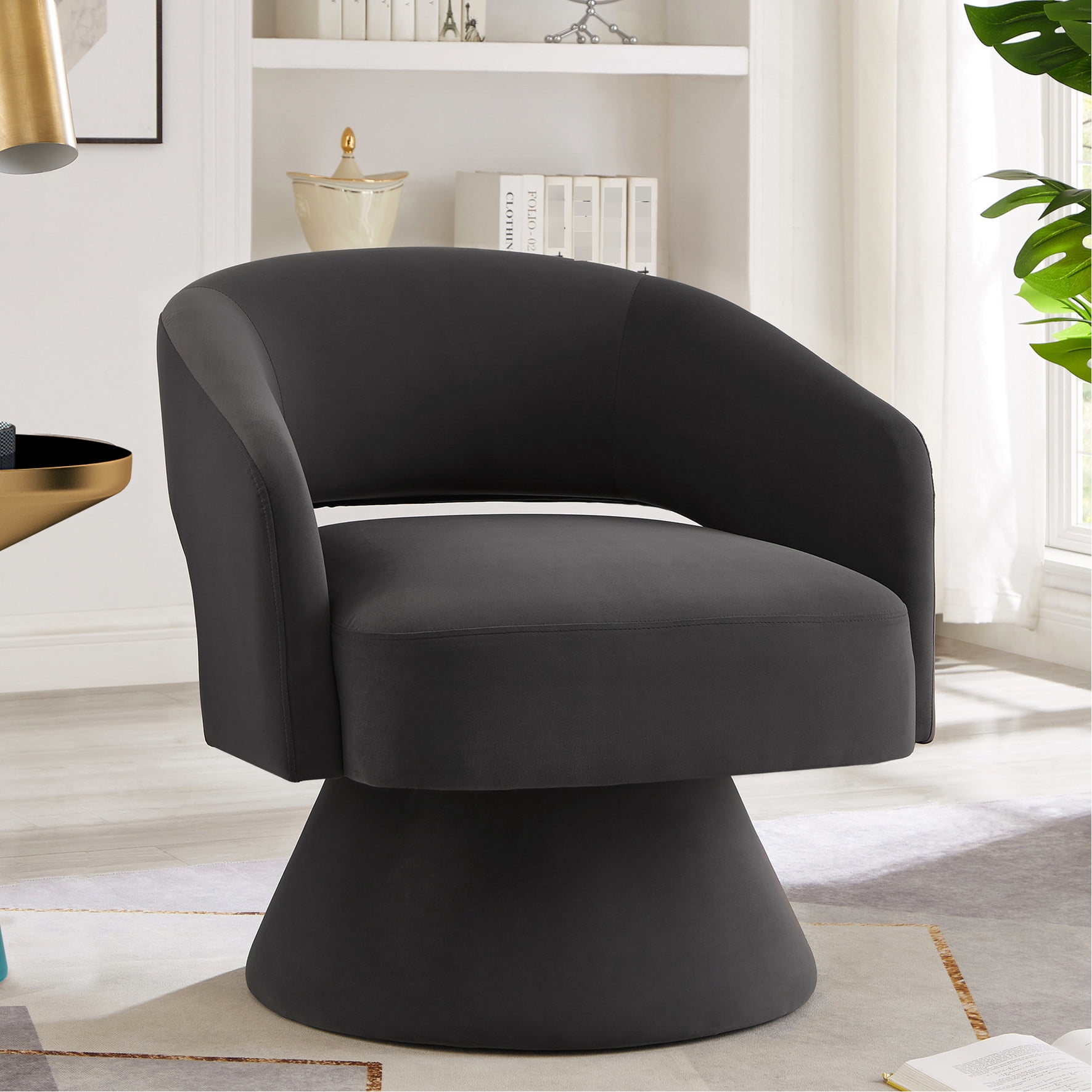 Contemporary Swivel Accent Chair | 360 - Degree Freedom in Home Office ...