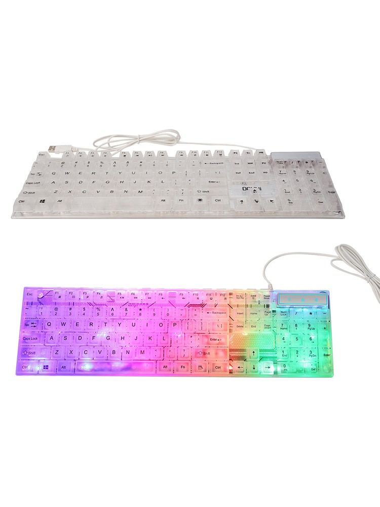 Contemporary Translucent Keyboard With Rgb Backlight And Mechanical ...