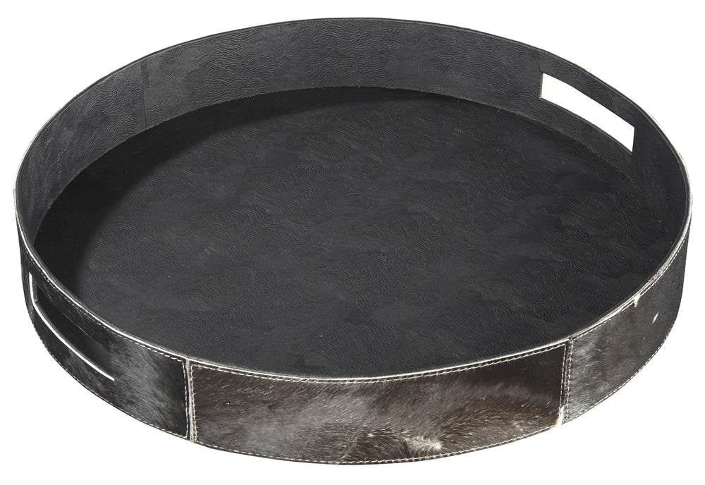 Contemporary Tray in Black Finish - Set of 2 - Walmart.com