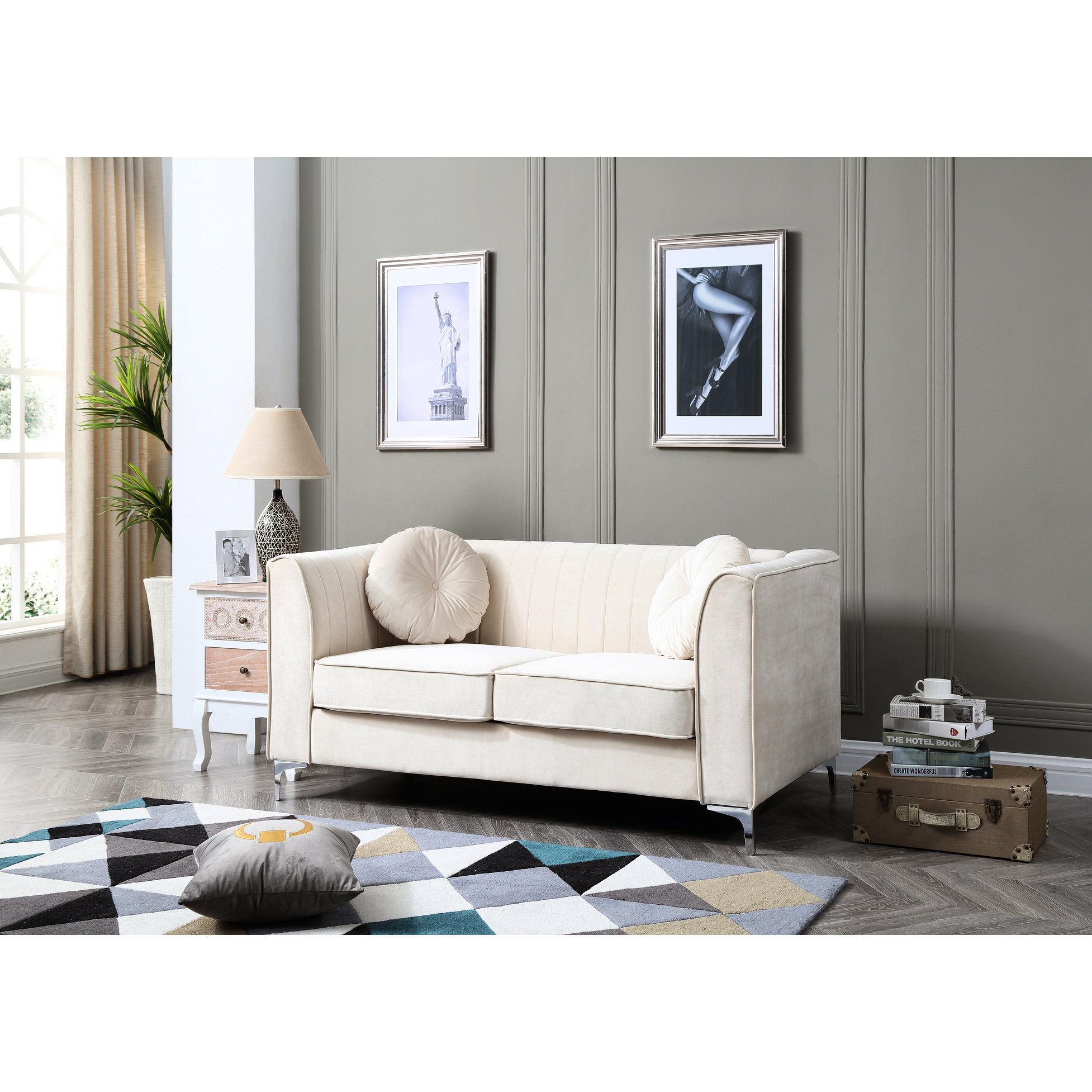 Contemporary Two - Comfy And Stylish, 32"h X 65"w 34"d, 24" Seat Depth ...