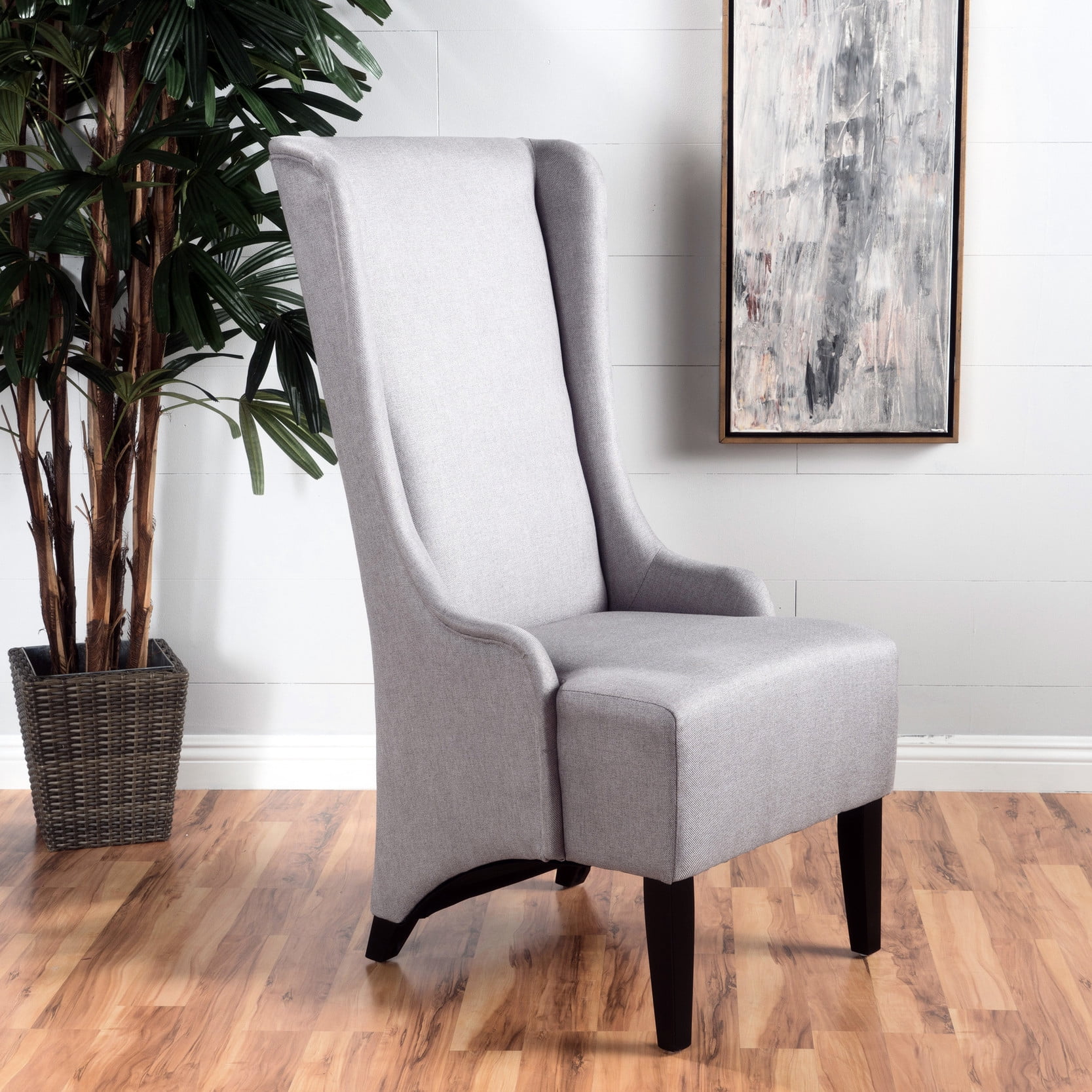 Contemporary Upholstered Dining Chair, 31.97 lb | Minimalistic Design ...