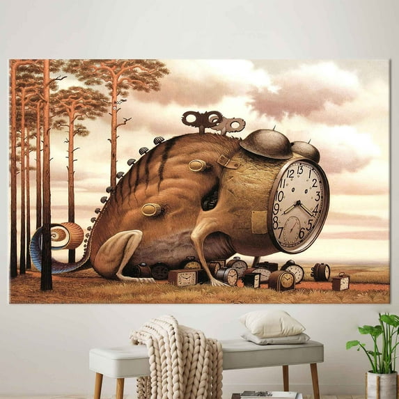 Contemporary Wall Art, Living Room Printed Canvas, Canvas Gift, 3D ...