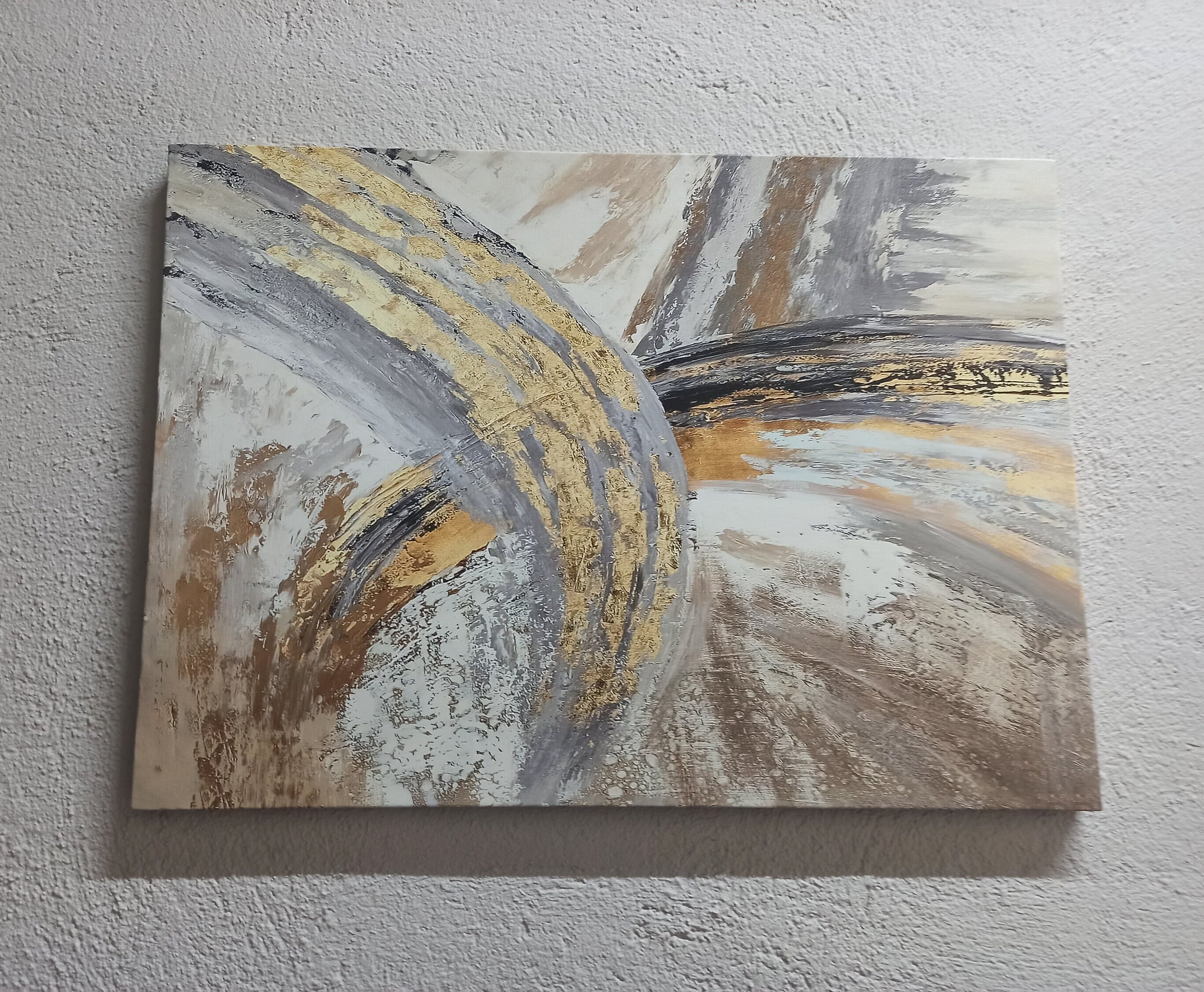 Contemporary Wall Decor, Abstract Artwork, Goldlen Marble Poster, Gold ...