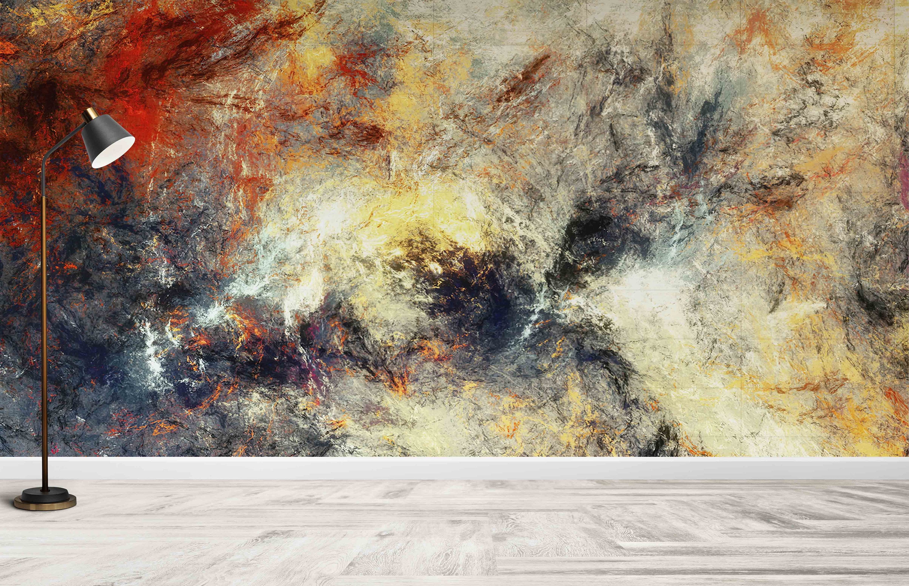 Contemporary Wall Mural, 3d Wallpaper, Abstract Wall Art, Wallpaper ...