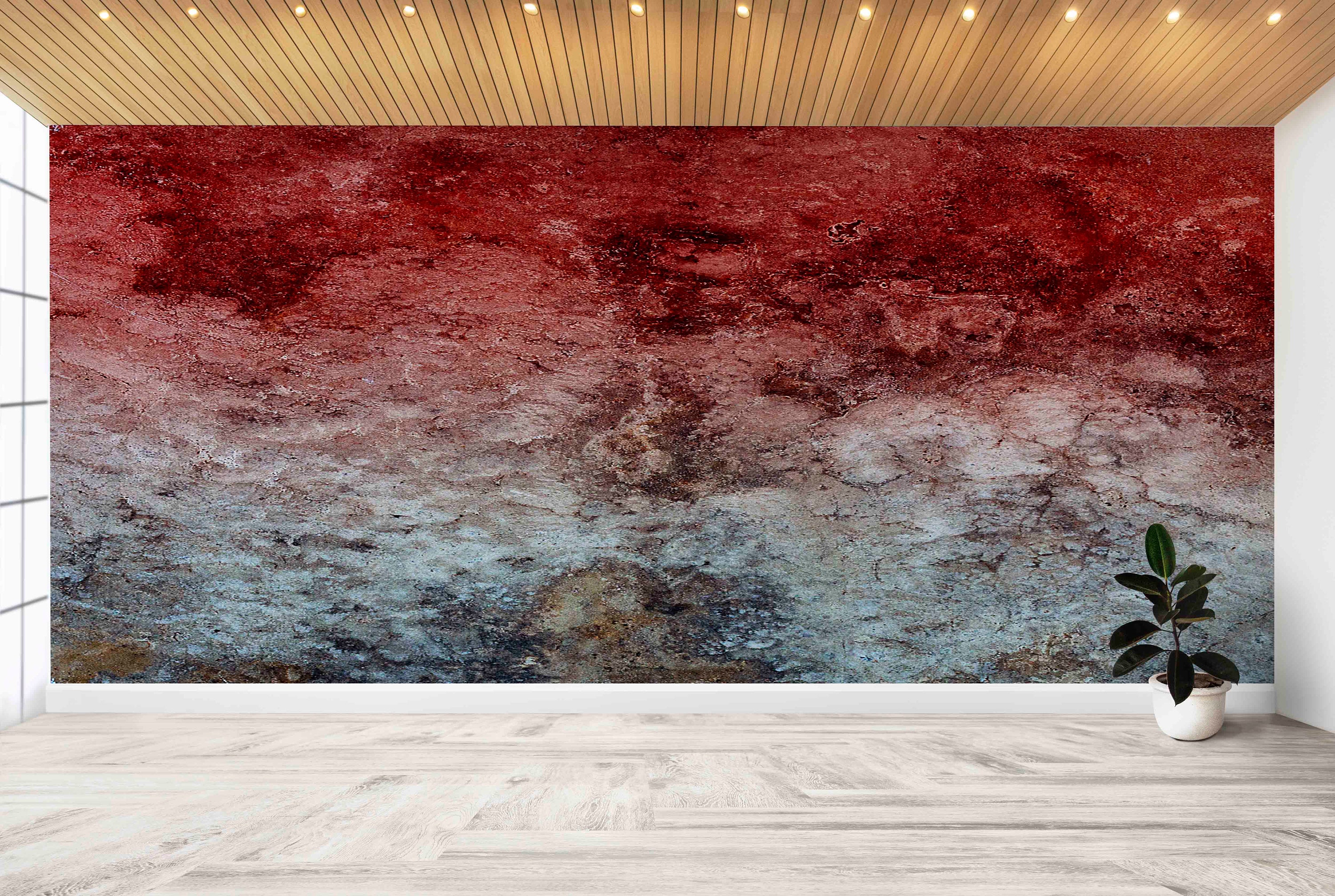 Contemporary Wall Mural, Wallpaper Wall Art, Paper Wall Art, 3D ...