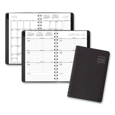 AT-A-GLANCE DayMinder 2024 Basic Daily Planner Black Small 5 x 8 ...