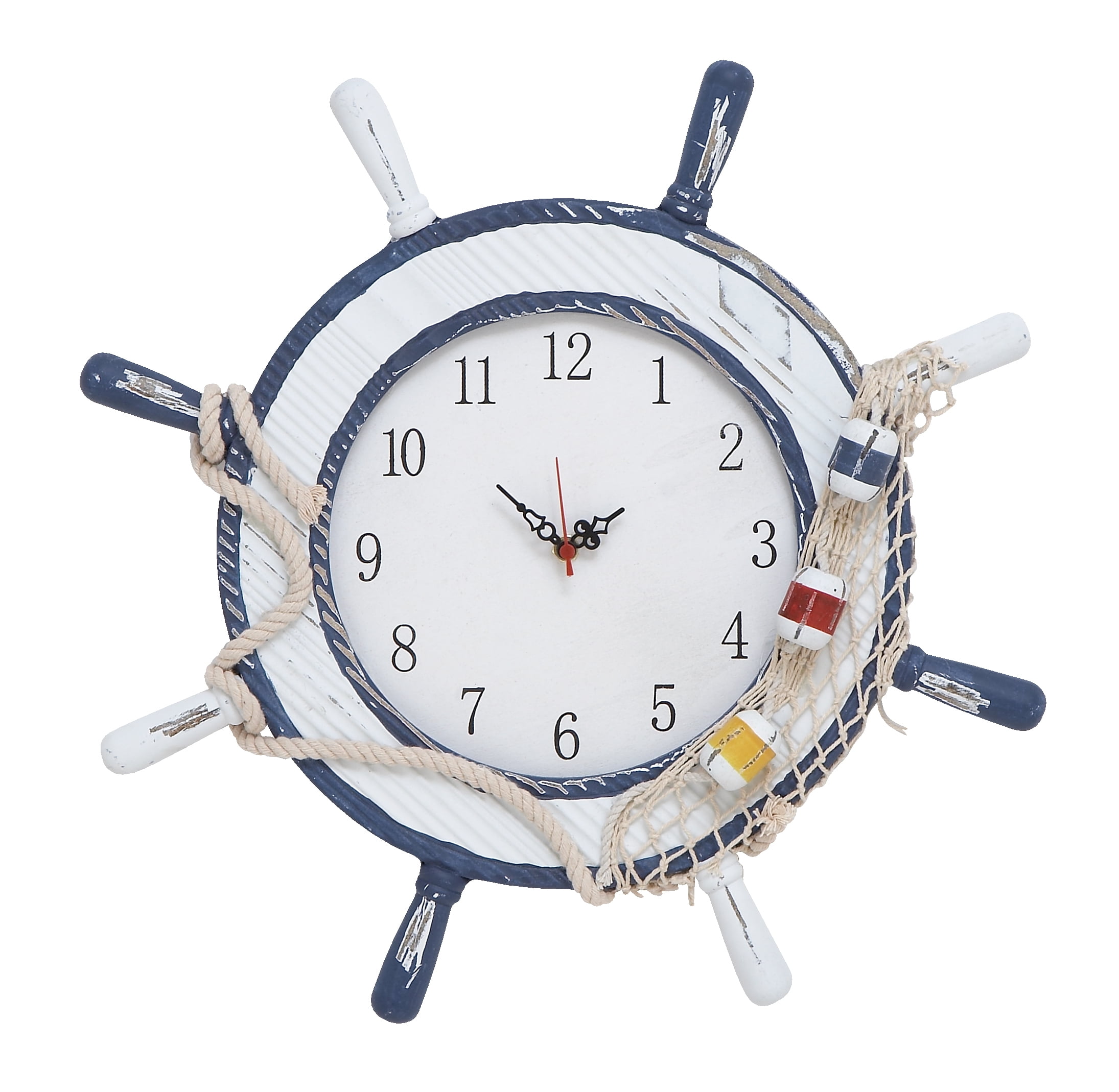 Contemporary Wooden Steering Wheel Clock With Intricate Details ...
