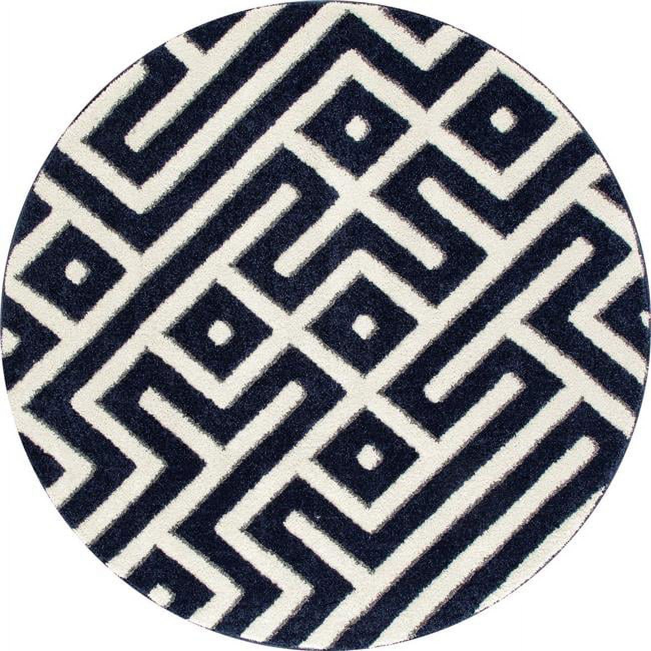 Contemporary Woven Area Rug with Maze Design, 02 - Walmart.com
