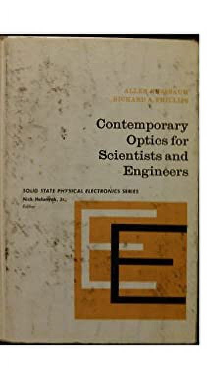 Pre-Owned Contemporary optics for scientists and engineers Solid state ...