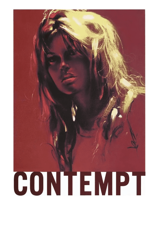 Contempt 1963 Poster 24x36 - French New Wave Classic, Jean-Luc Godard ...