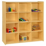 Wood Designs Contender Home Wooden Display Storage Shelving Unit ...