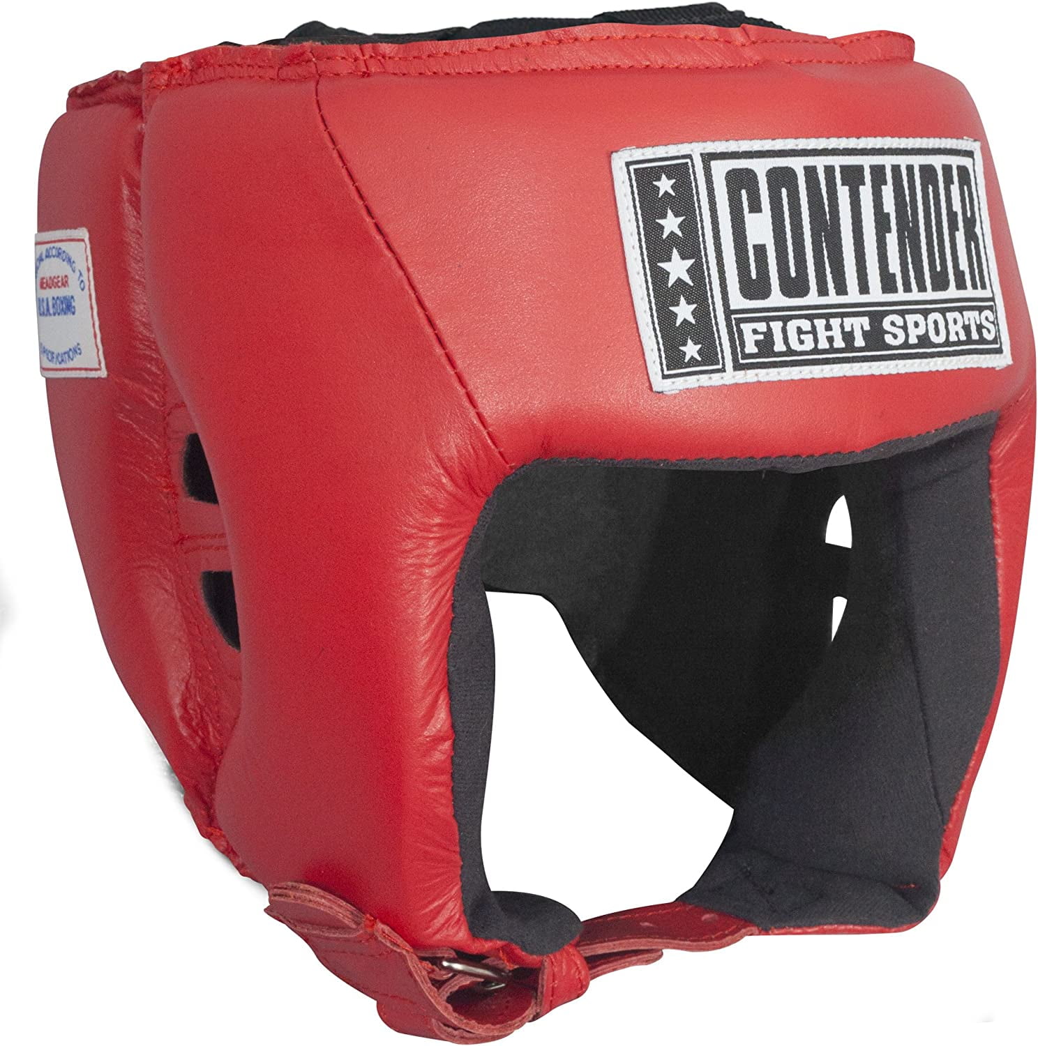Contender Fight Sports Open Face Competition Headgear Large Red ...