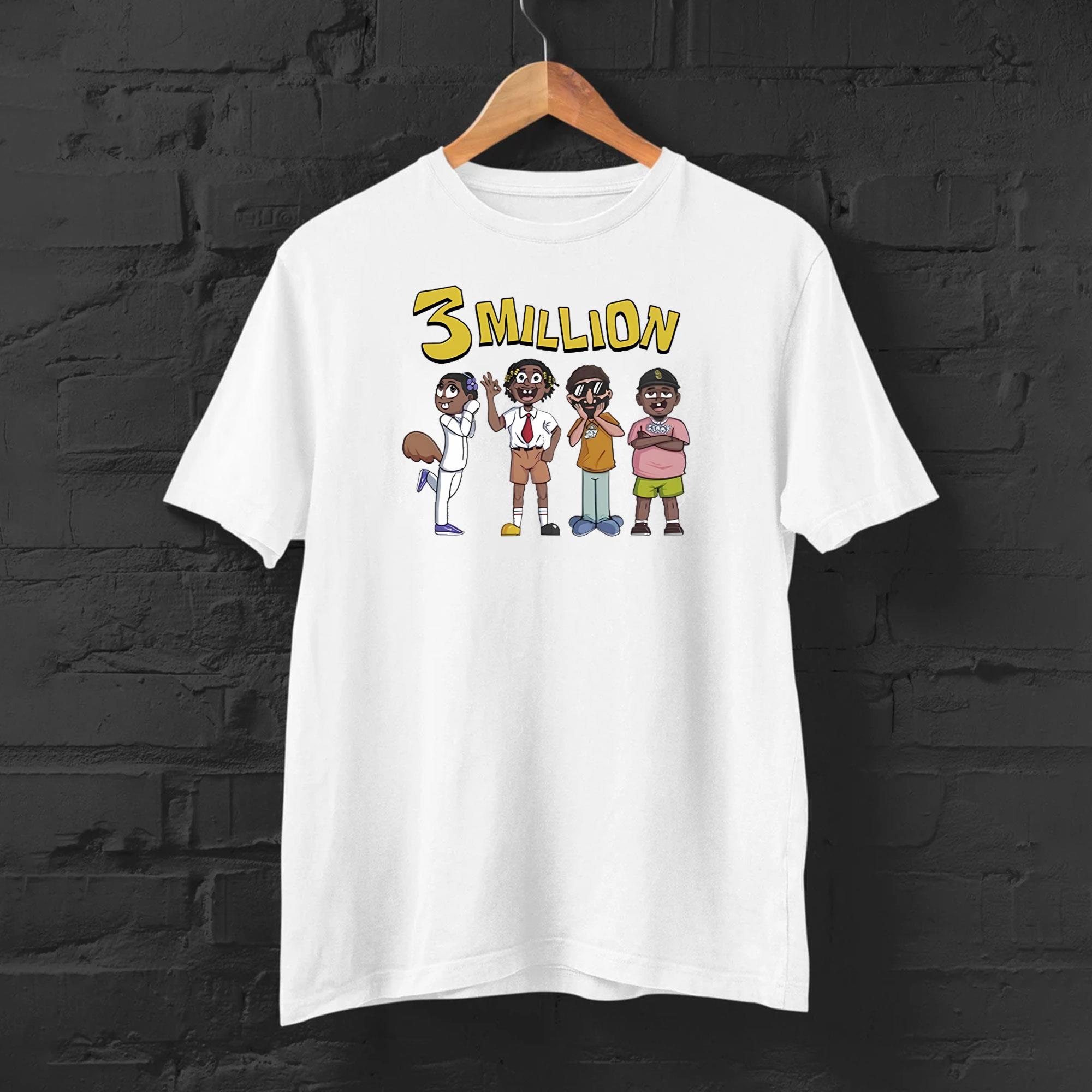 Content Creator Milestone Shirt – 3M Subscriber Celebration Graphic Tee ...