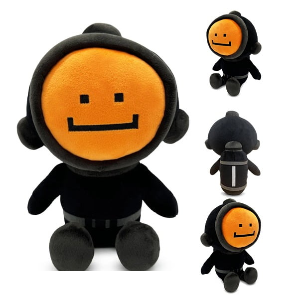 Content Warning Plush, 9" Orange Plush Toy, Adorable Soft Plush Doll ...