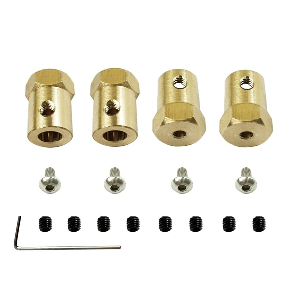 4PCS 5mm to 12mm Wheel Hub Extension Hex Adapter for WPL B14 B16 C14 ...
