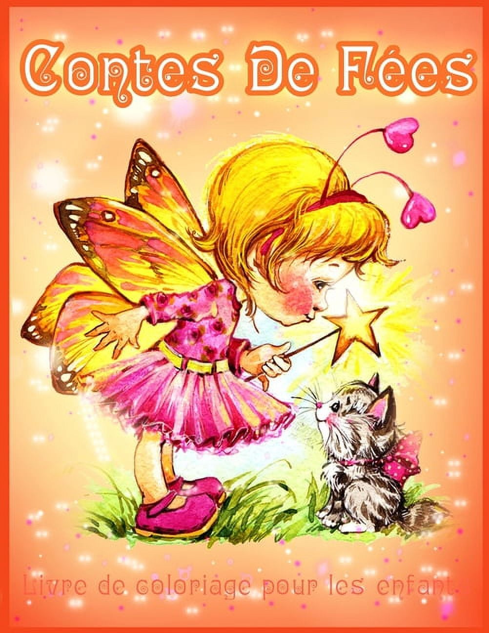 Contes de F es Livre de Coloriage: Pages de Coloriage Mignonnes Pour ...