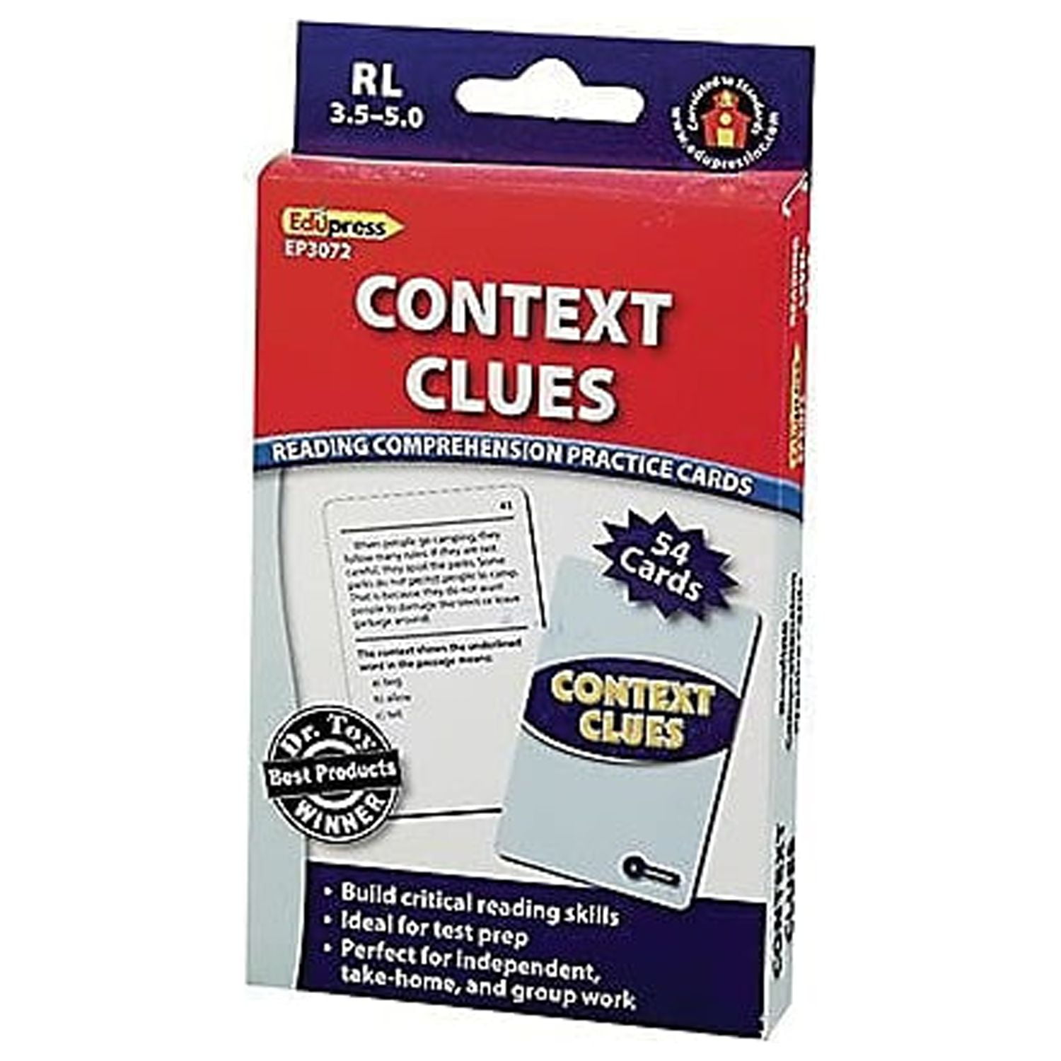 Context Clues Practice Cards Blue Level [TCR63072] - Walmart.com