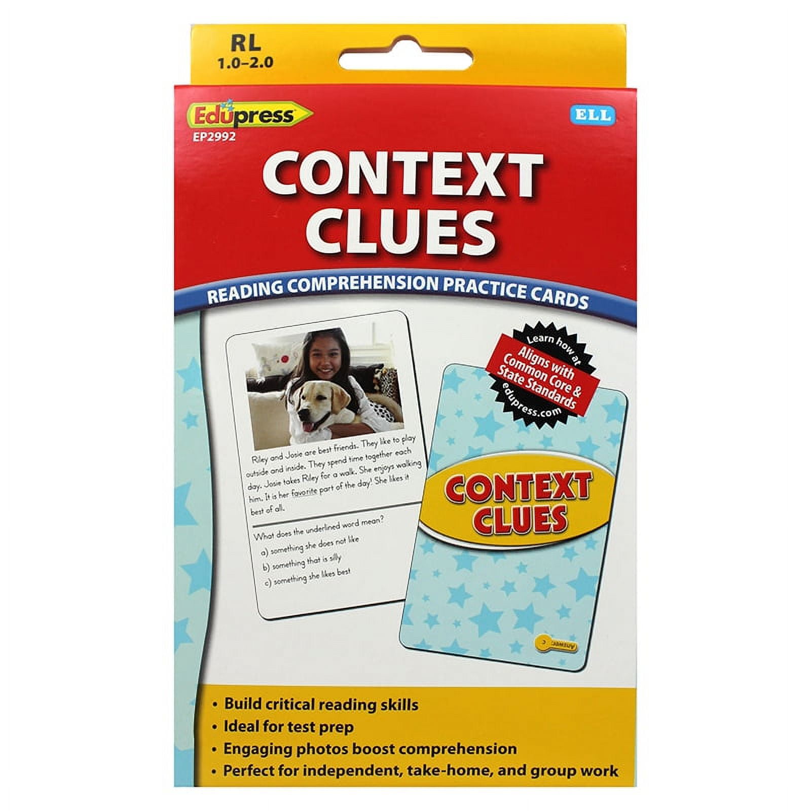 Context Clues Practice Cards Yellow Level [TCR62992] - Walmart.com
