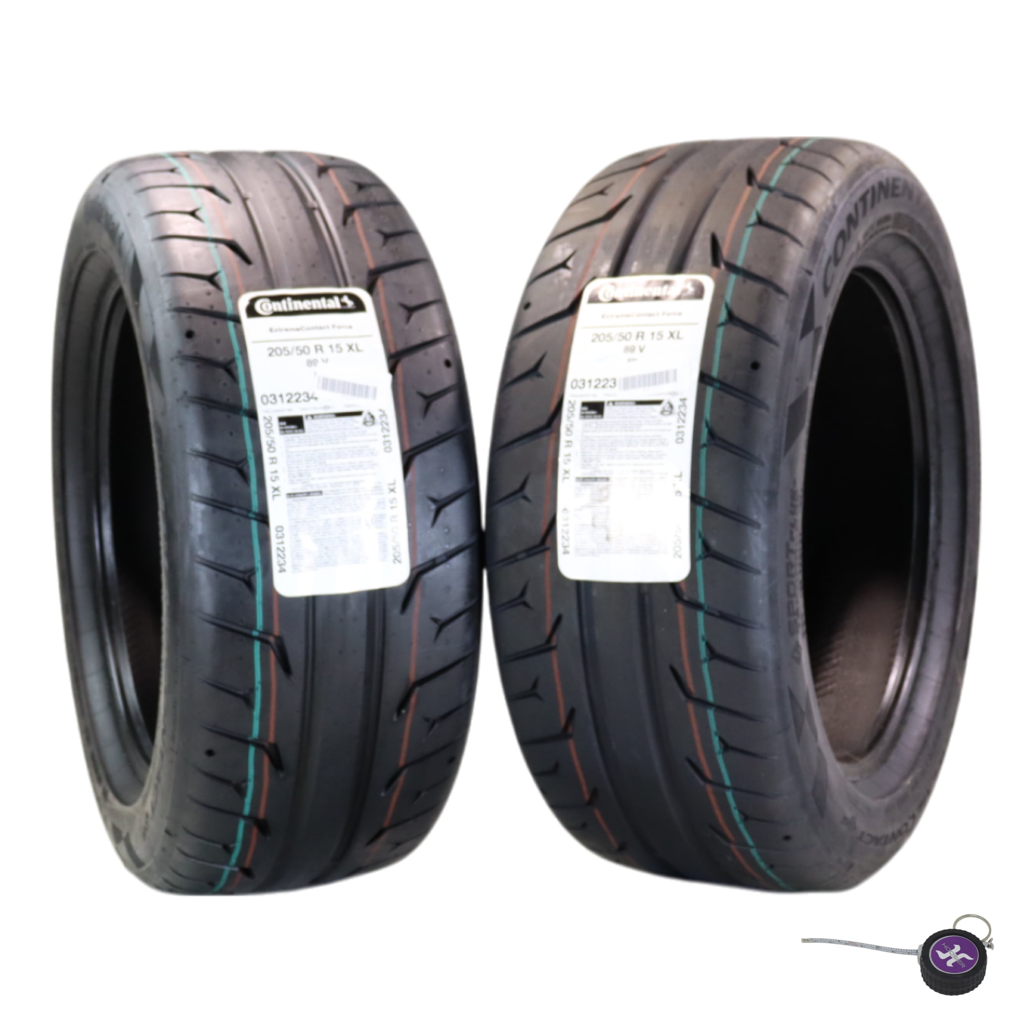 Conti by Hoosier Racing Tire 205/50R15 89V XL CONTACT FORCE - Ultra ...