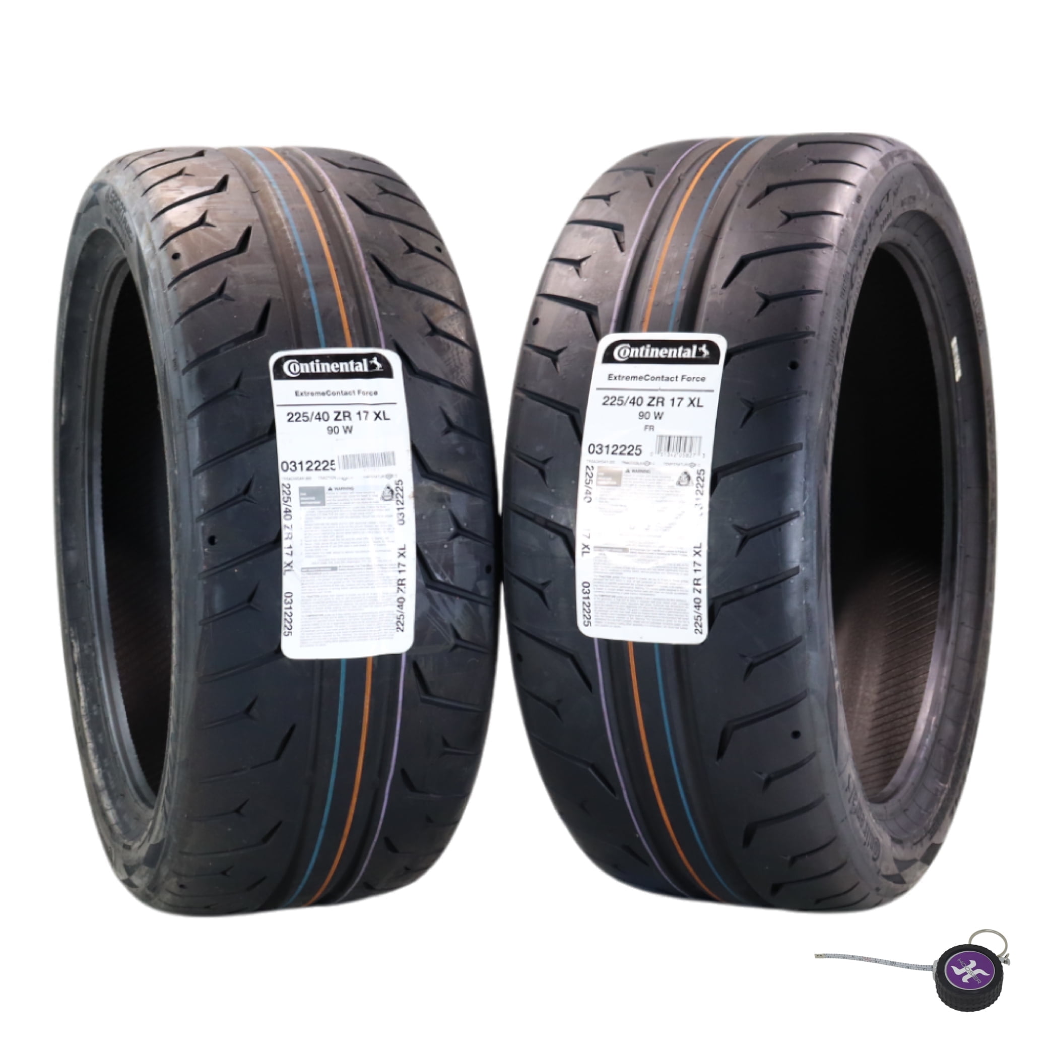 Conti by Hoosier Racing Tire 225/40R17 90W XL CONTACT FORCE - Ultra ...