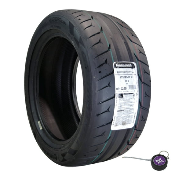 Conti by Hoosier Racing Tire 225/45R15 87V SL CONTACT FORCE - Ultra ...