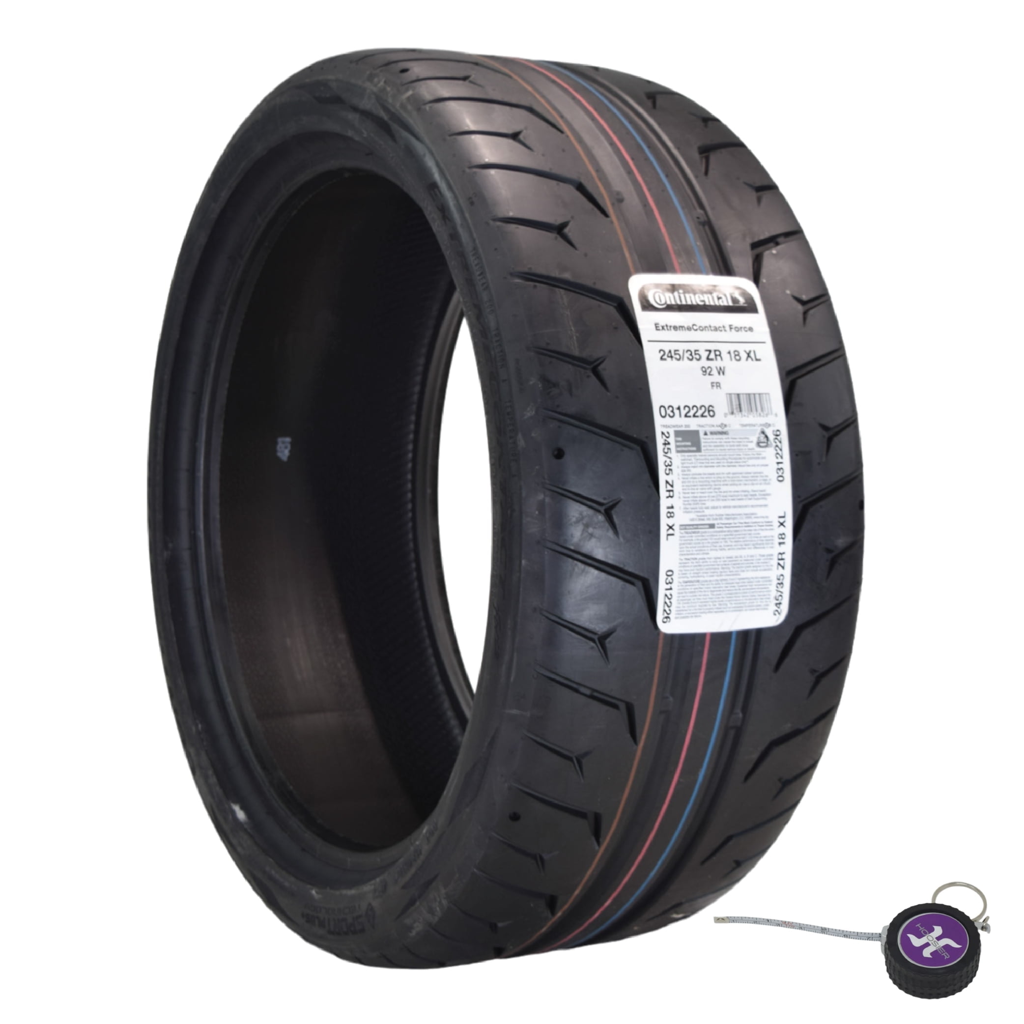 Conti by Hoosier Racing Tire 245/35R18 92W XL CONTACT FORCE - Ultra ...
