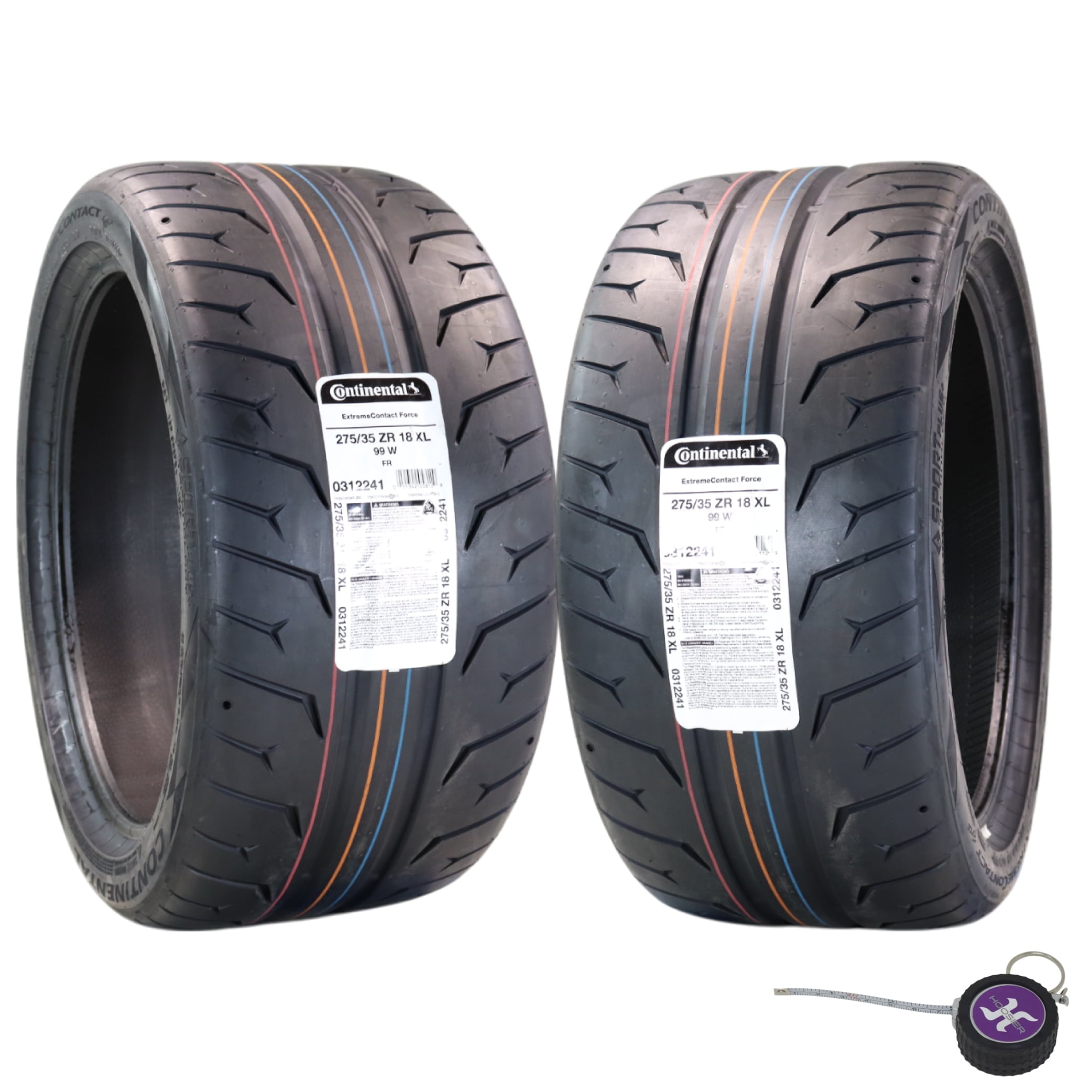 Conti By Hoosier Racing Tire 275 35r18 99w Xl Contact Force Ultra