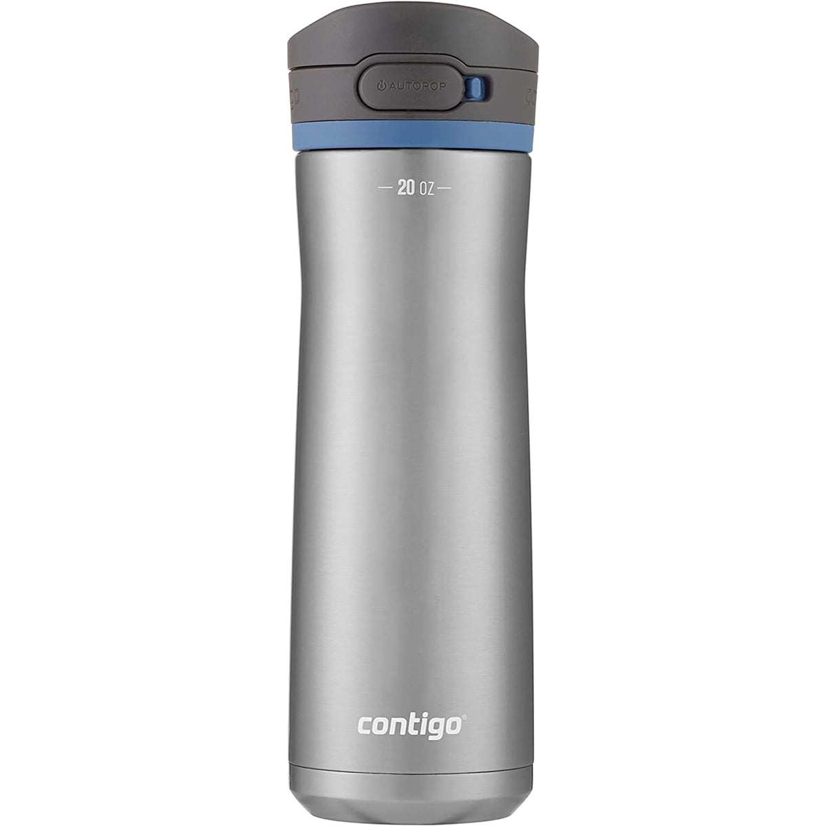 Contigo 20 oz. Stainless Steel Jackson Chill 2.0 Water Bottle with Wide ...