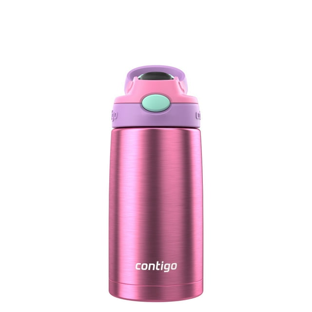 Contigo Kid's 13 oz. AutoSpout Straw Water Bottle - Stainless Steel ...