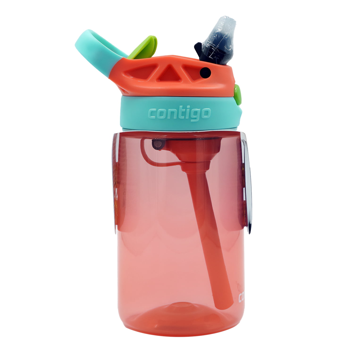 Contigo Kid's 14 oz. AutoSpout Straw Water Bottle - Coral/Blue ...