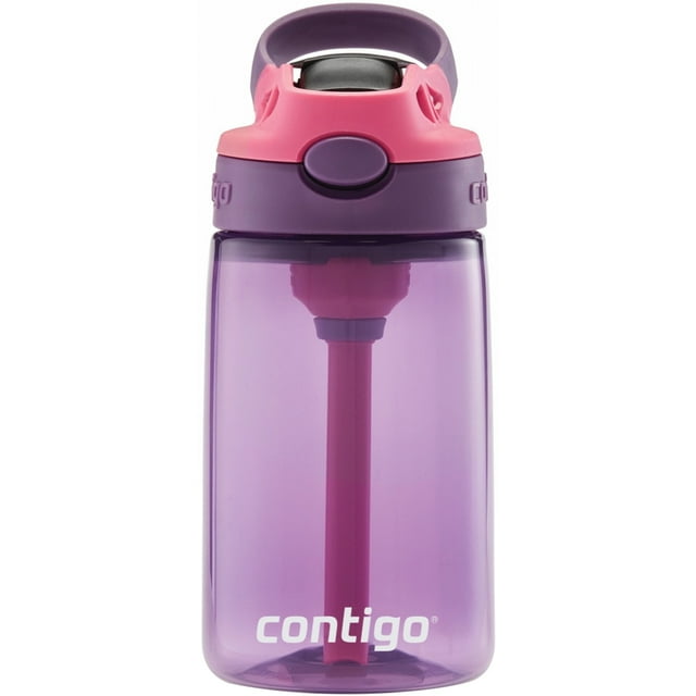 Contigo Toddler's 14 oz. Plastic AutoSpout Straw Water Bottle with Easy ...