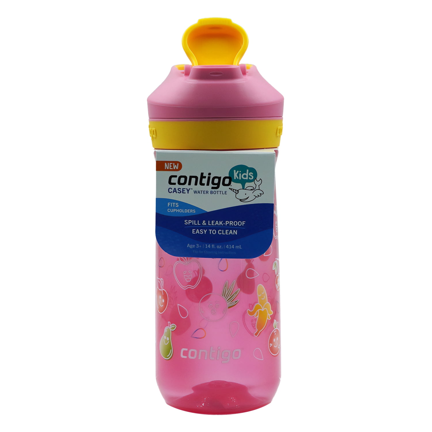 Contigo Kid's 14 oz. Casey Autoseal Water Bottle - Azalea Fruit ...